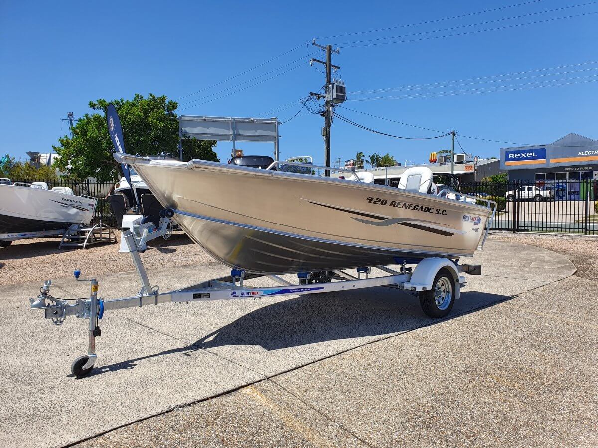 New Quintrex 420 Renegade TS - Caloundra Marine Boats & Services