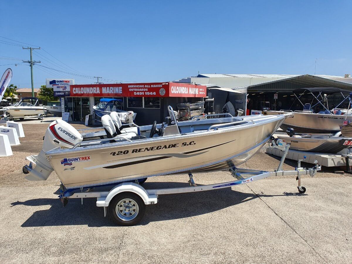 New Quintrex 420 Renegade TS - Caloundra Marine Boats & Services