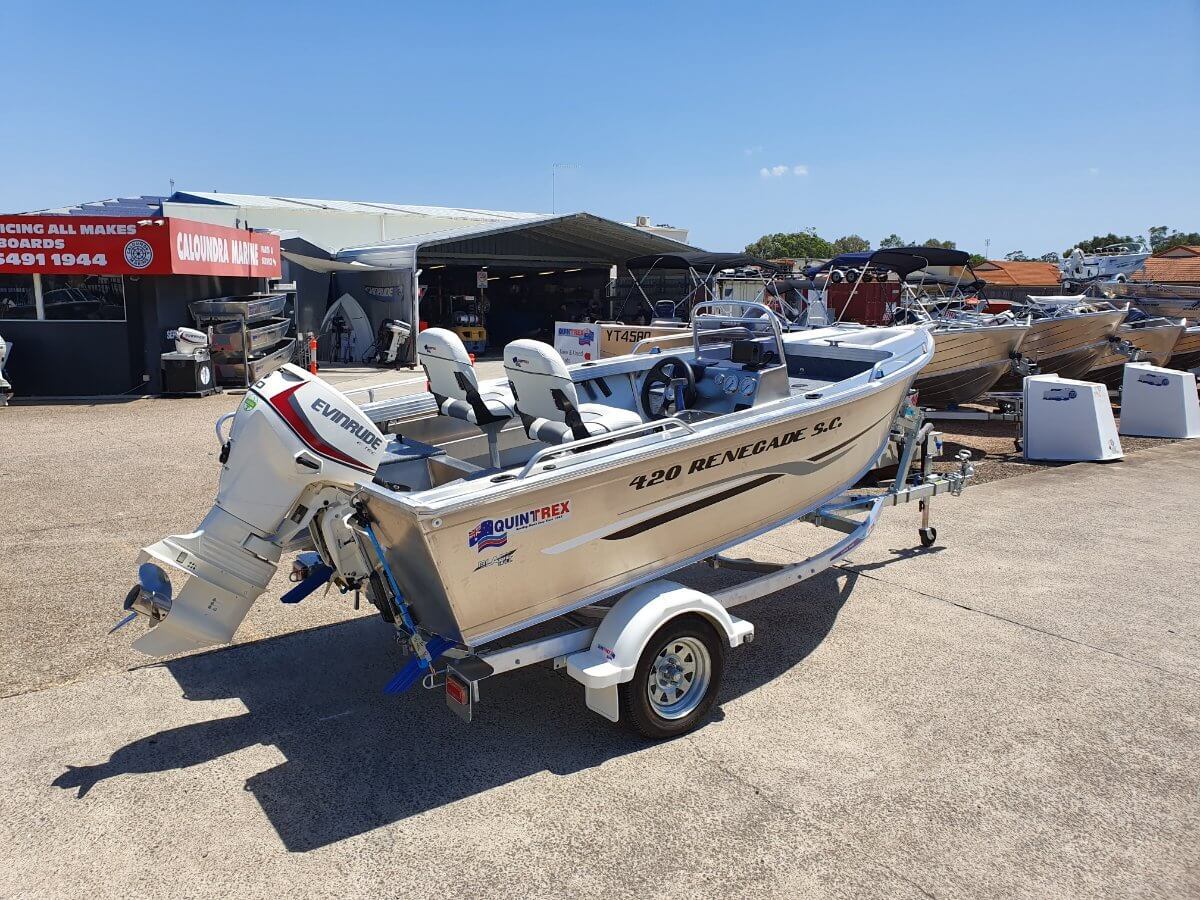 New Quintrex 420 Renegade TS - Caloundra Marine Boats & Services