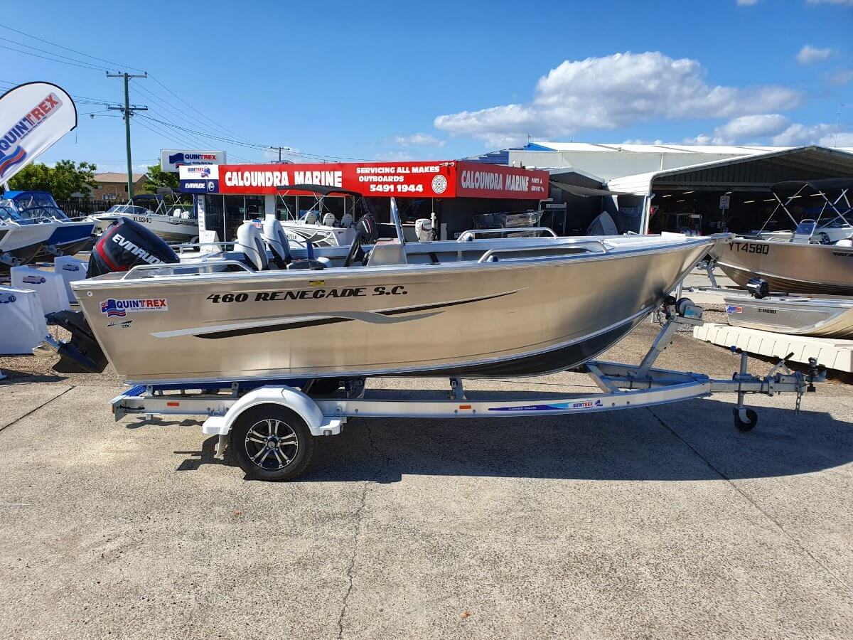 New Quintrex 460 Renegade Side Console - Caloundra Marine Boats & Services