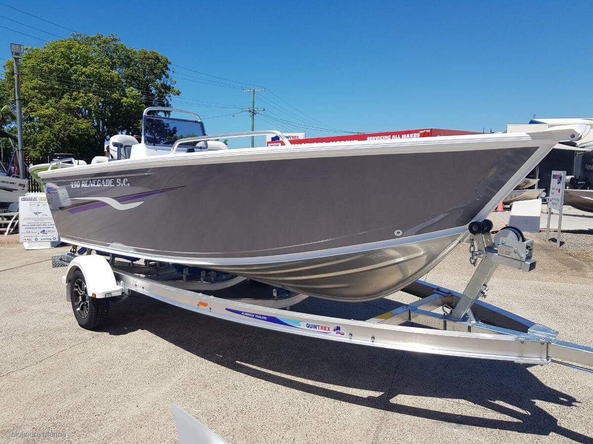 New Quintrex 490 Renegade Side Console - Caloundra Marine Boats & Services