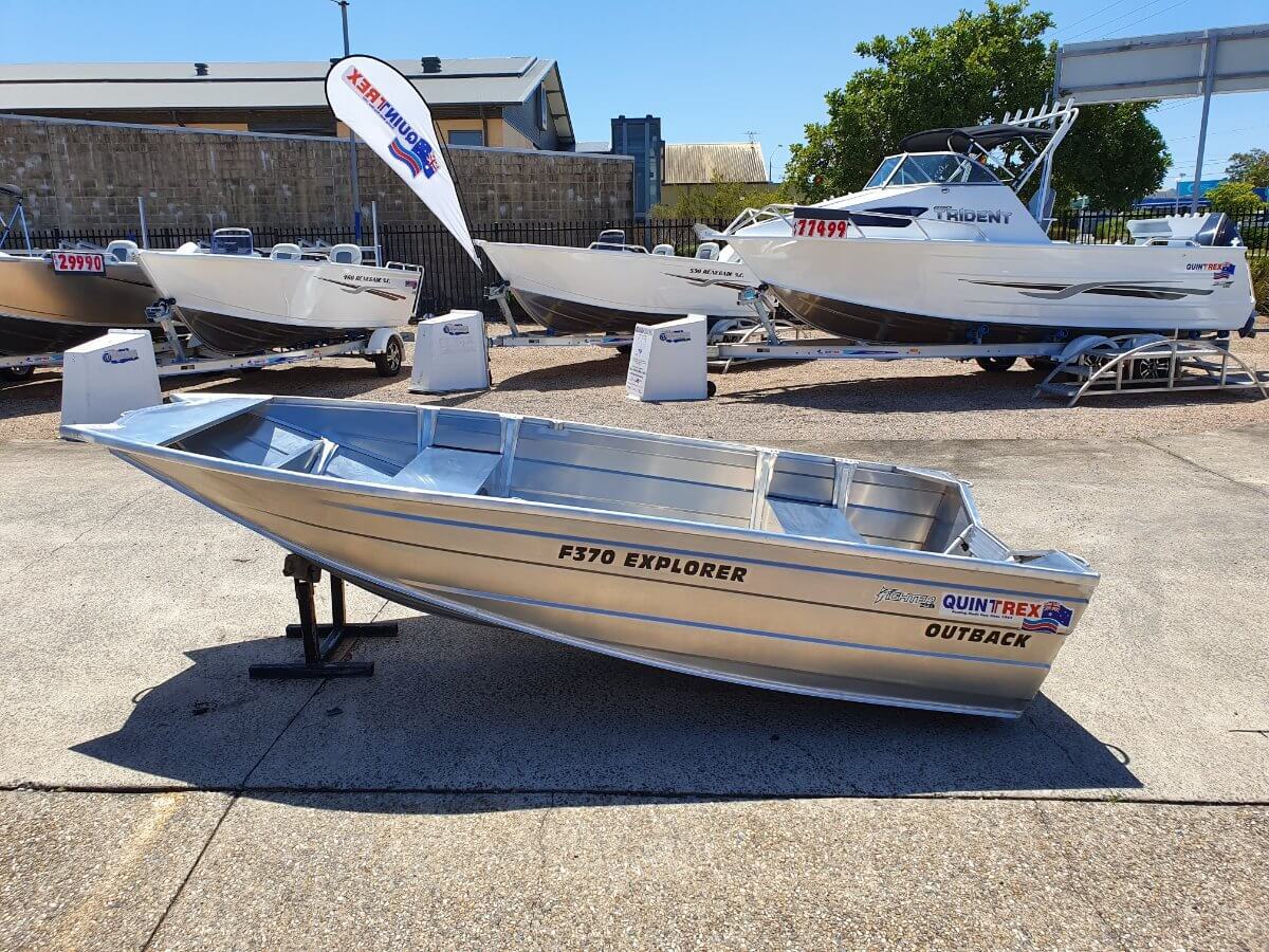 Quintrex Boat Packages 370 Outback Explorer - Caloundra Marine Boats ...